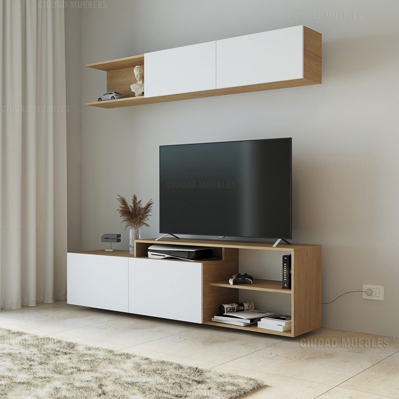 Modular Mueble Para Tv Moderno - Ciudad Muebles