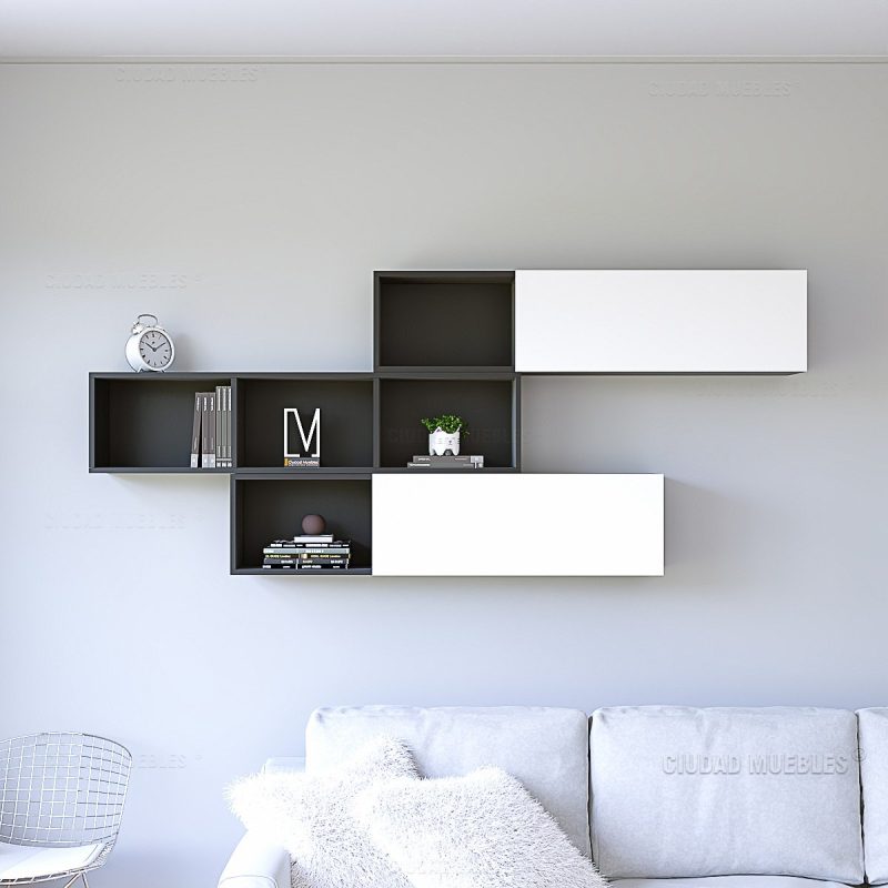 Repisas flotantes modernas para colgar - Ciudad Muebles