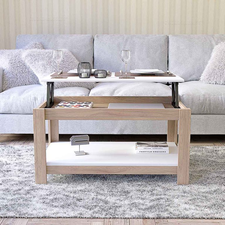 Mesa Ratona Elevable 90x55cm - Ciudad Muebles